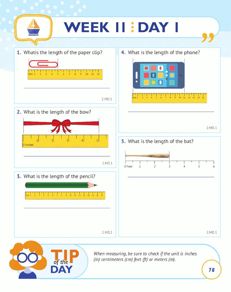2nd Grade Common Core Math: Daily Practice Workbook Part II: Free ...