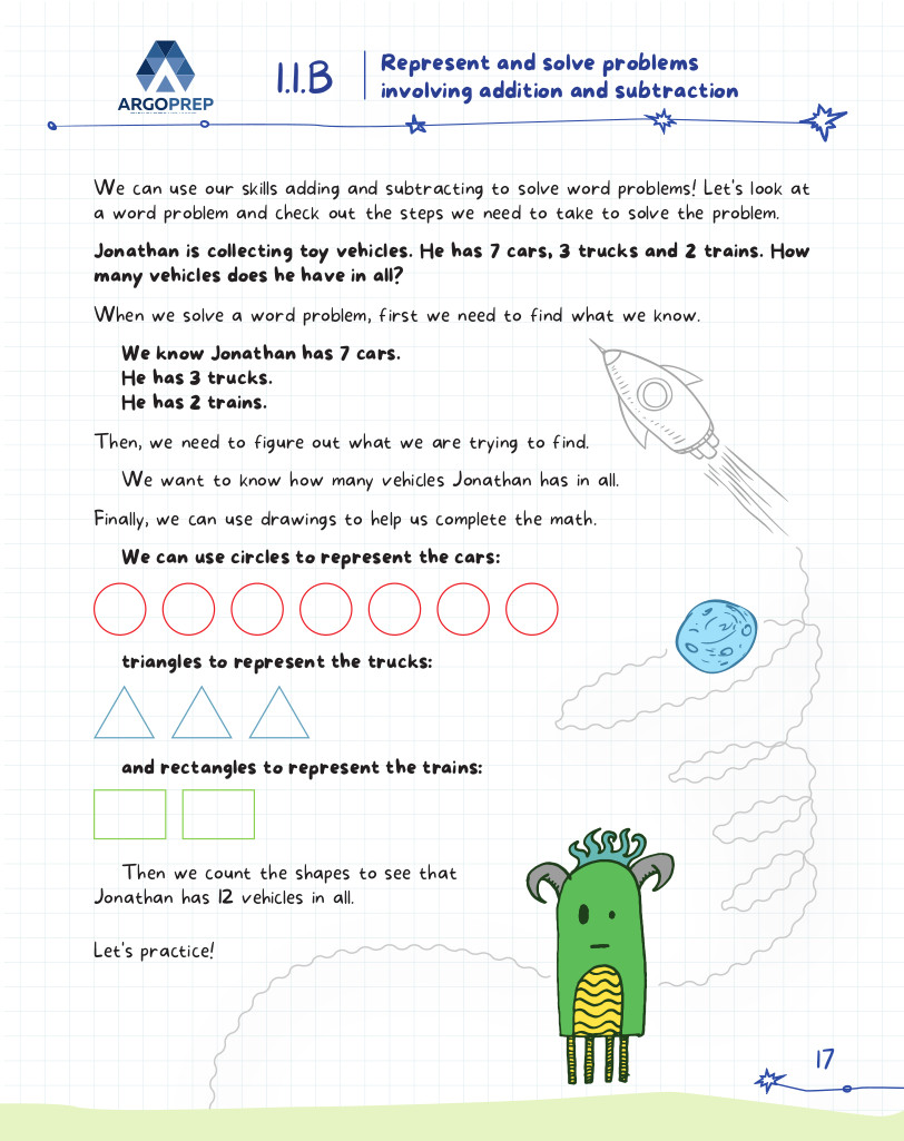 Introducing MATH! Grade 1 by ArgoPrep: 600+ Practice Questions - ArgoPrep
