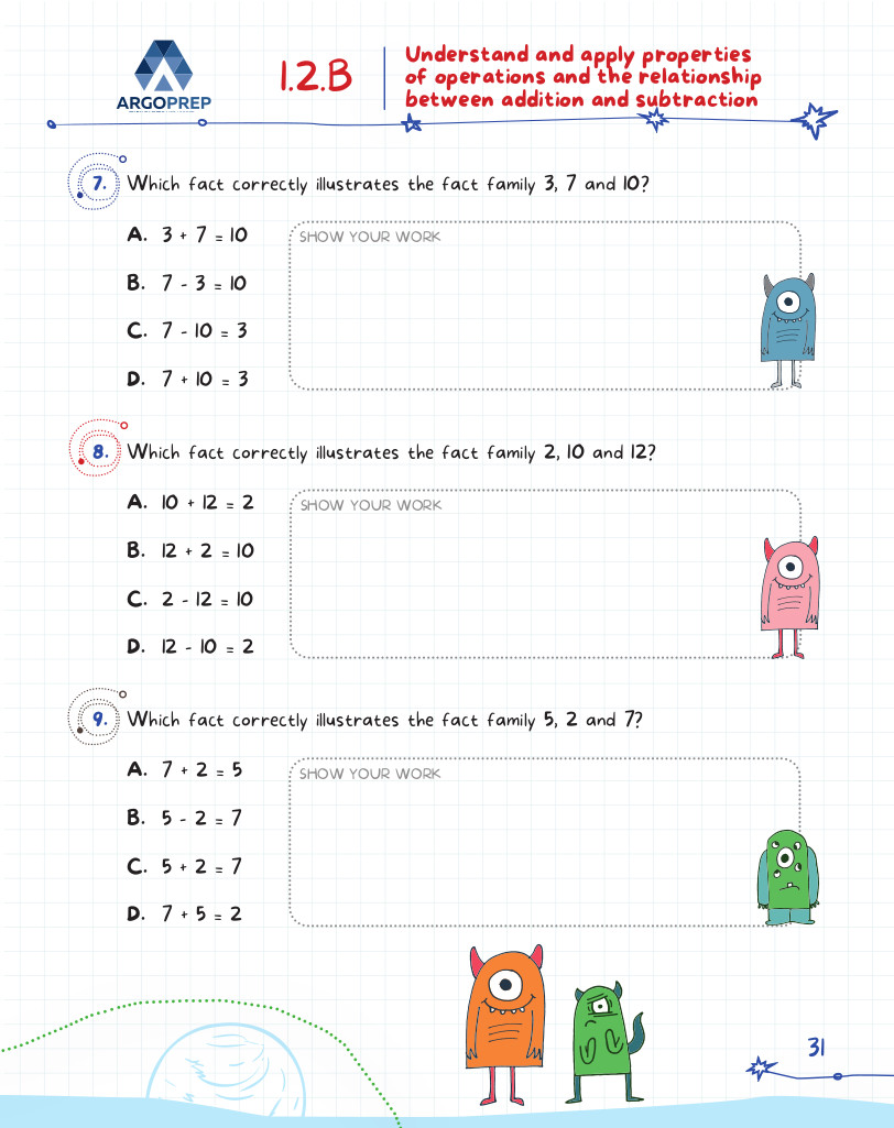 Introducing MATH! Grade 1 by ArgoPrep: 600+ Practice Questions - ArgoPrep