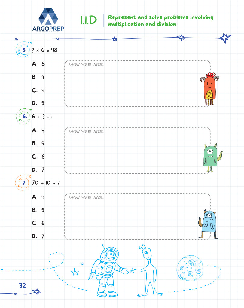 Introducing MATH! Grade 3 by ArgoPrep: 600+ Practice Questions - ArgoPrep