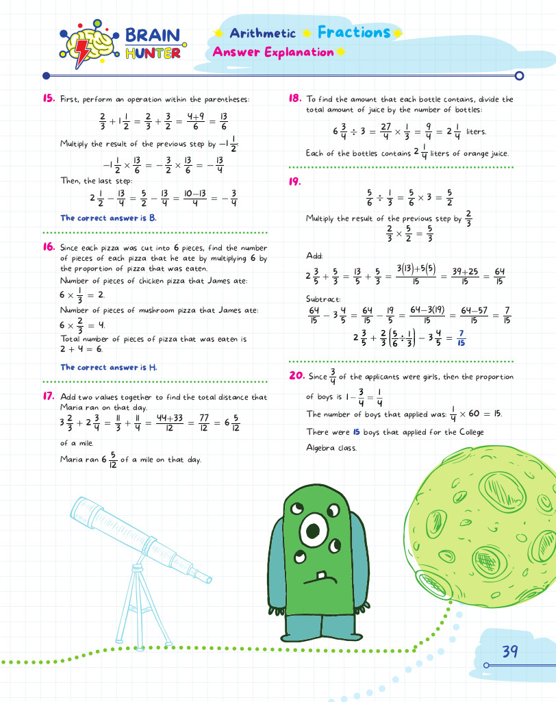 Math Practice Workbook for Grades 6-8 - ArgoPrep