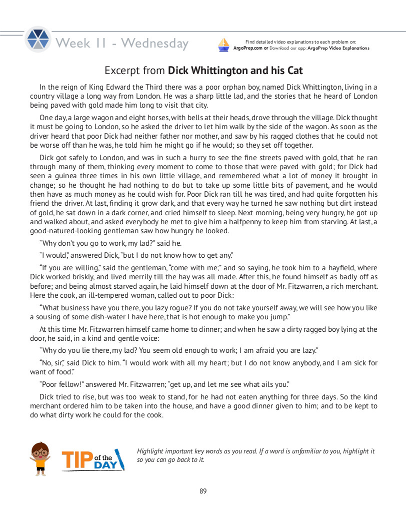 2nd Grade Common Core ELA (English Language Arts) - ArgoPrep