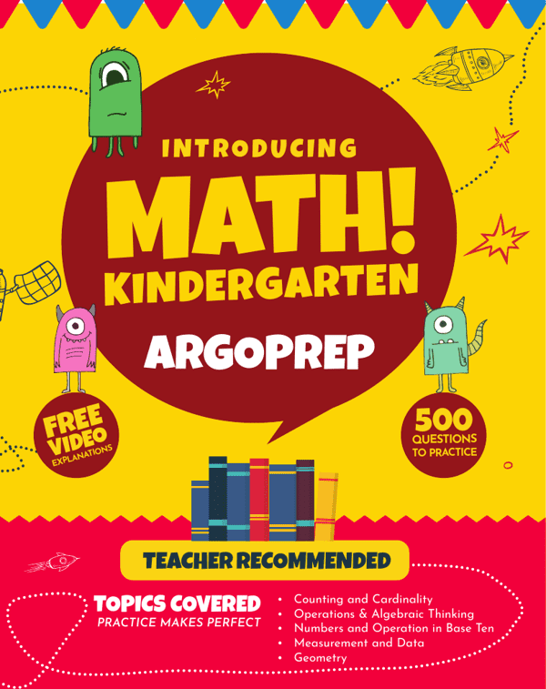 Kindergarten Math Common Core Workbook: Daily Practice - ArgoPrep