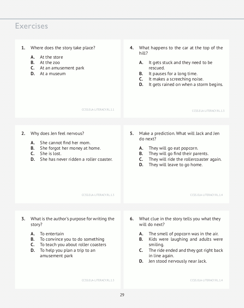 1st Grade Common Core ELA Workbook (English Language Arts) - ArgoPrep