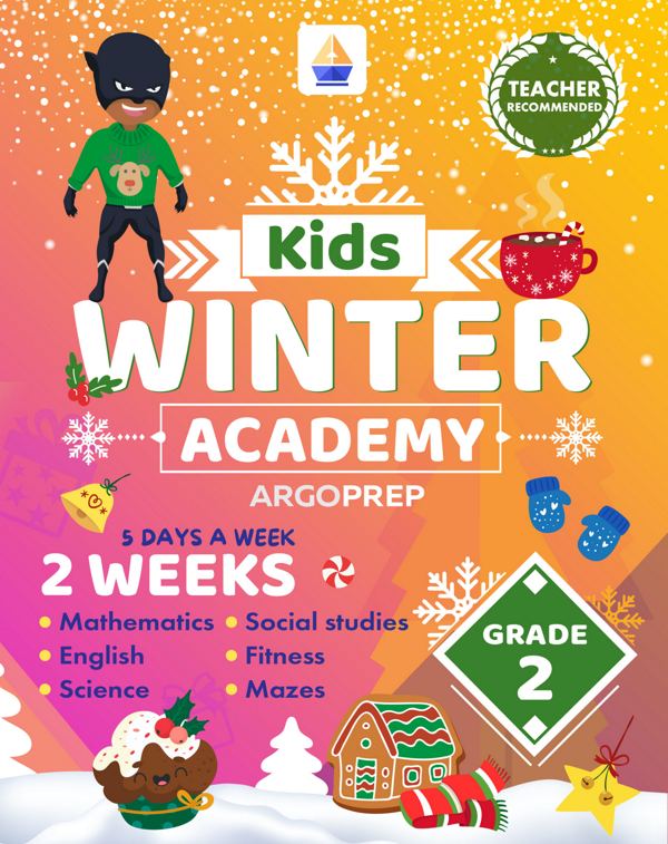 Kids Winter Academy by ArgoPrep: Grade 2 - ArgoPrep