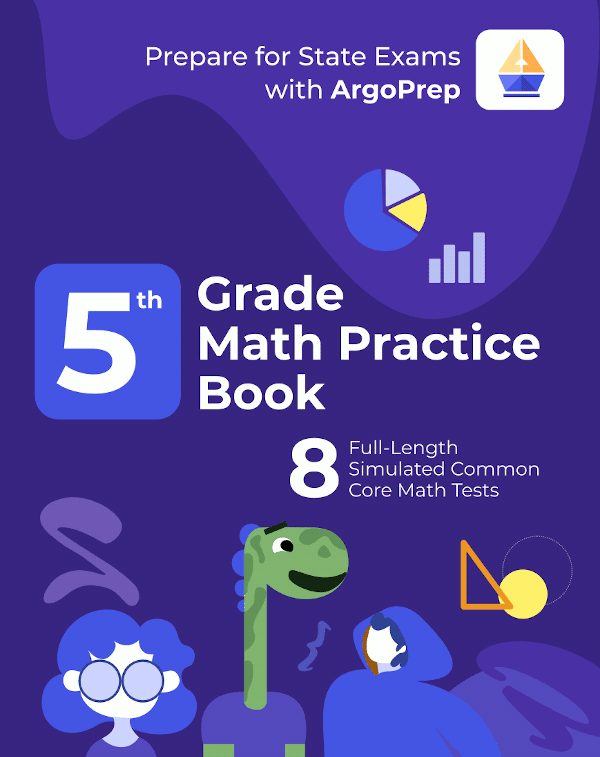 5th Grade Math Practice Book 8 Full Length Simulated Common Core Math 