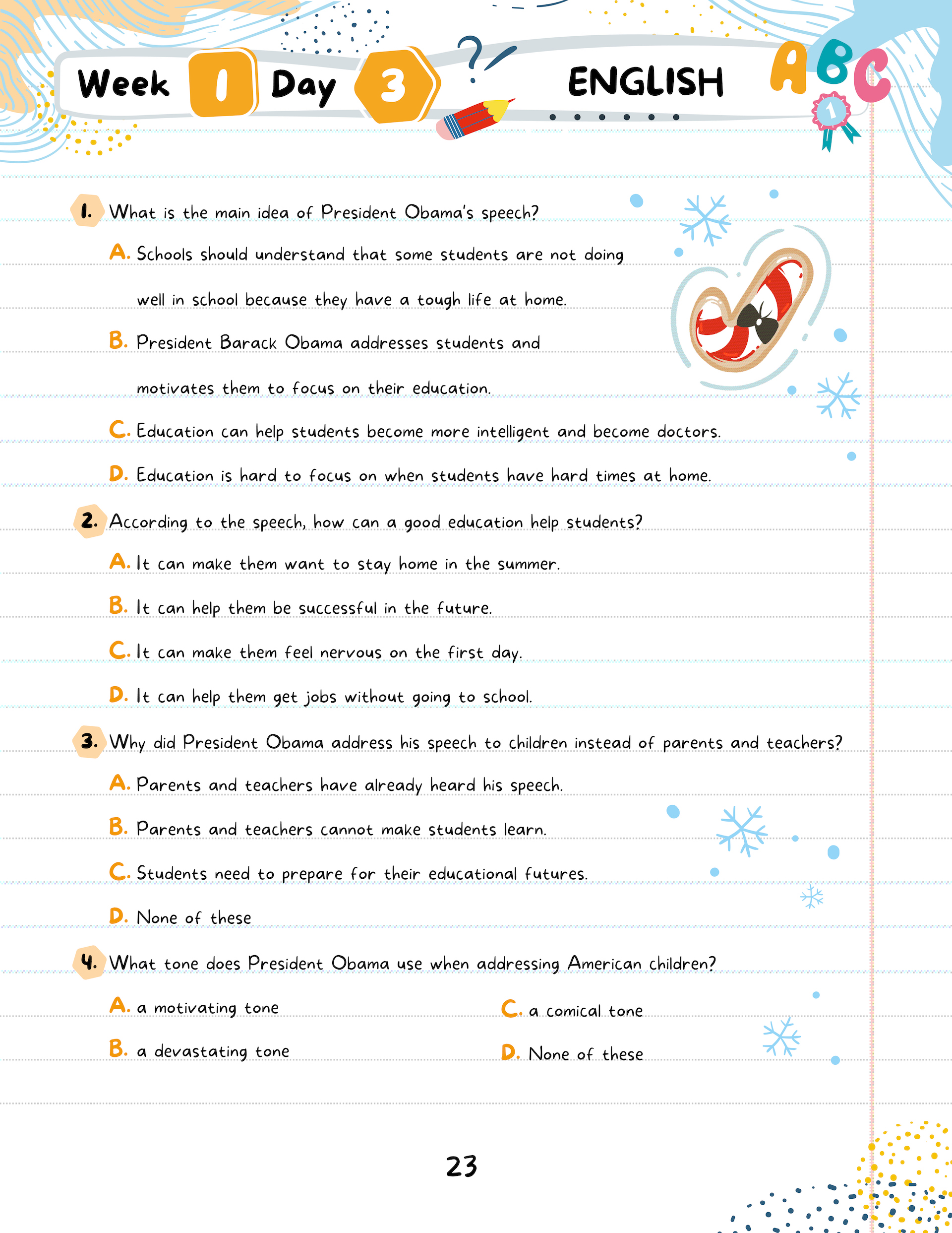 Kids Winter Academy by ArgoPrep: Grade 6 - ArgoPrep