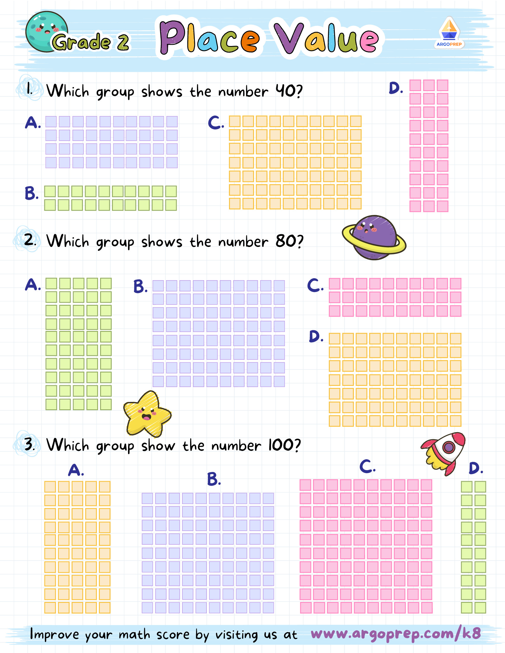 Adding & Multiplying Shapes with Lincoln Lion - ArgoPrep