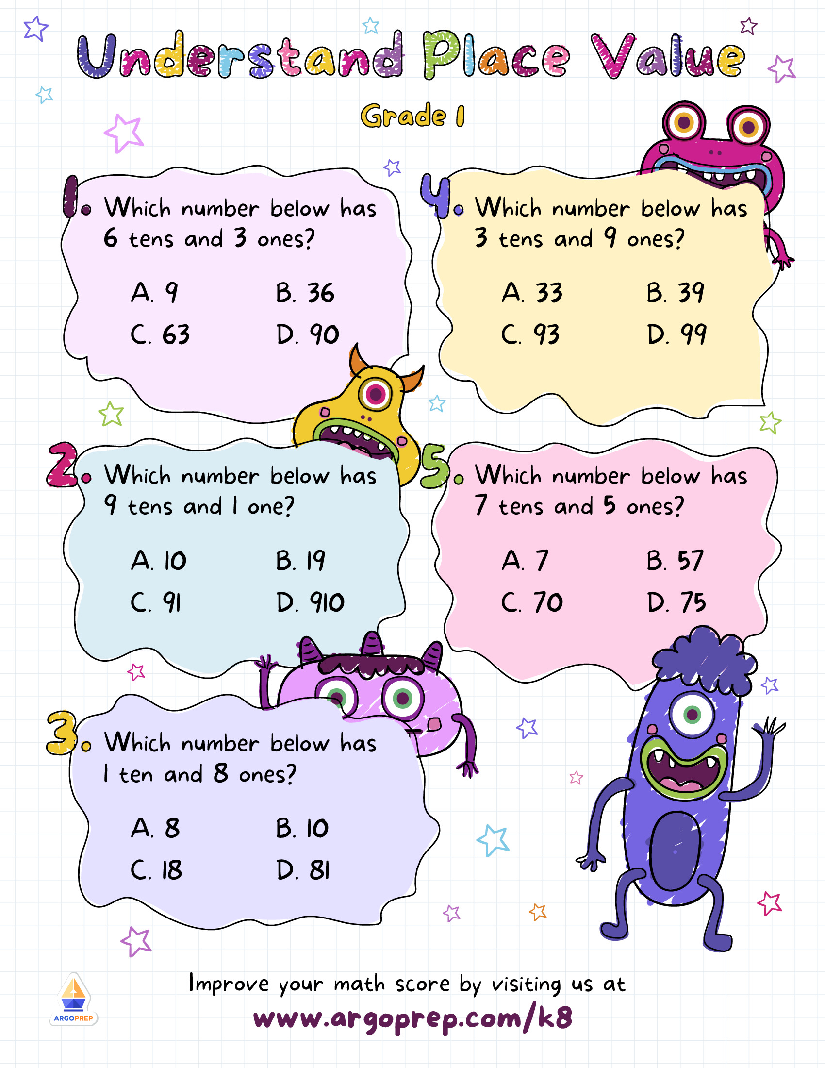 Monster Math - ArgoPrep