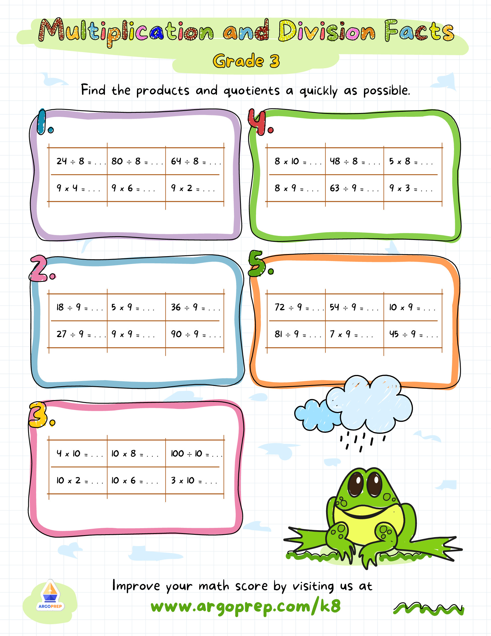 Hop into Multiplication and Division - ArgoPrep