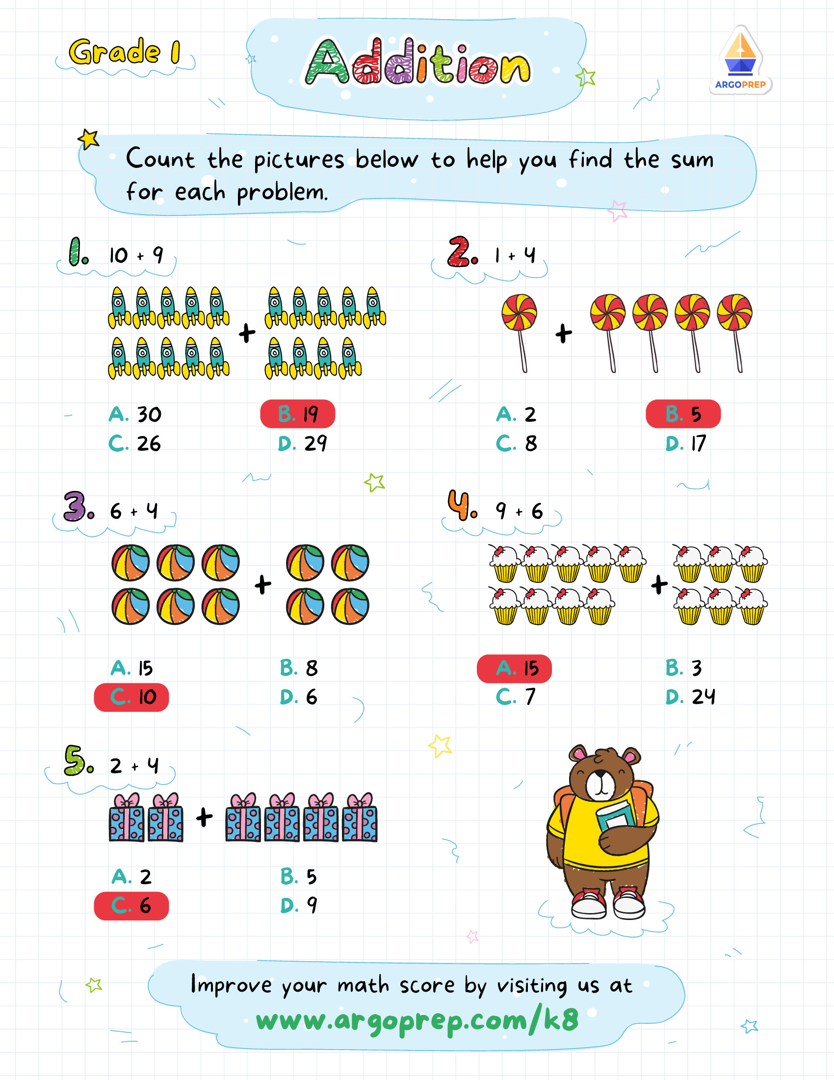 Addition Challenge! - ArgoPrep