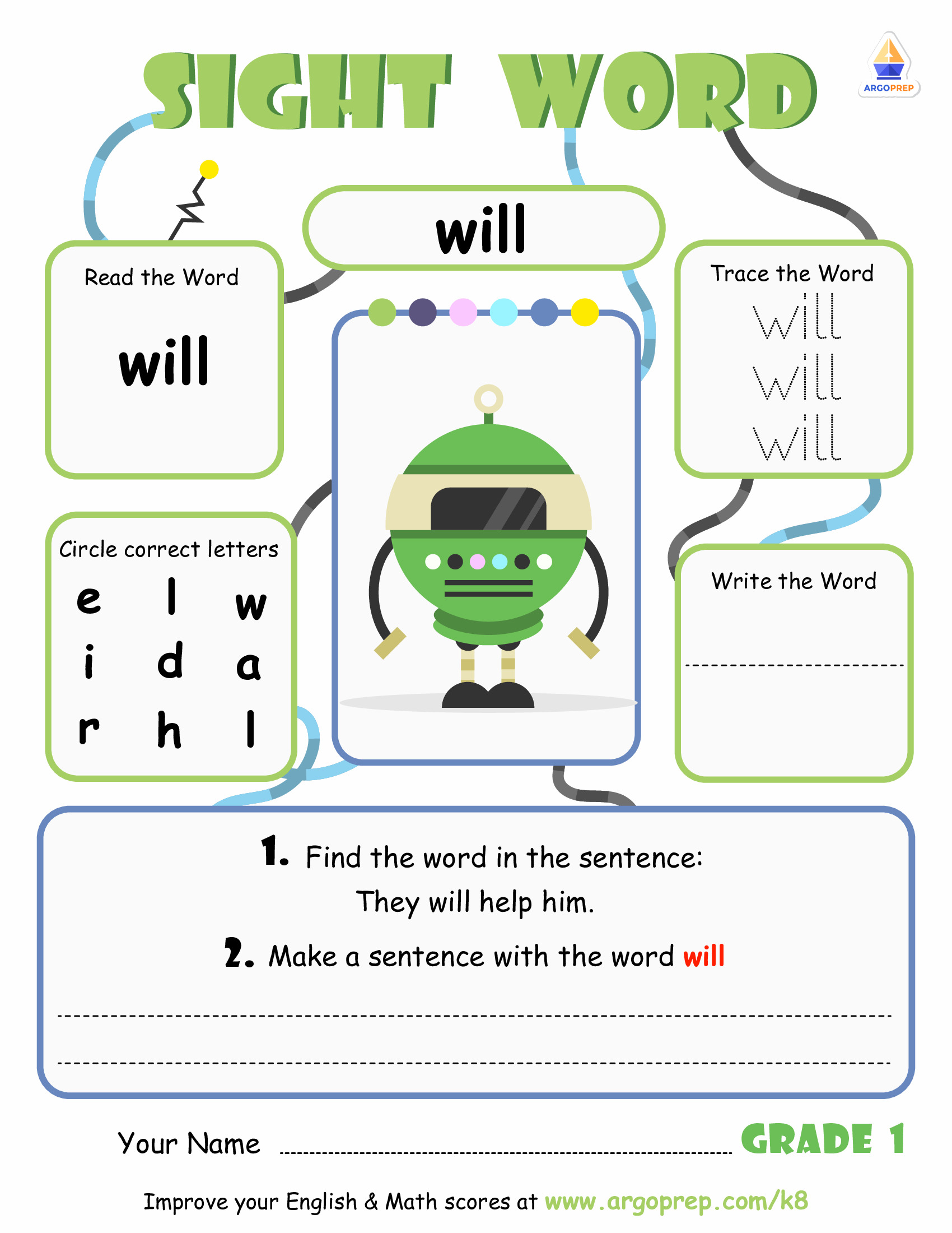 What "Will" You Learn Today? - ArgoPrep