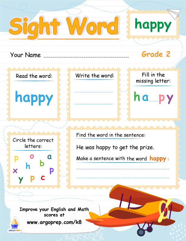 Describing Word Happy