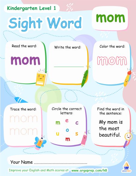First Grade Sight Words: List and Basics - ArgoPrep
