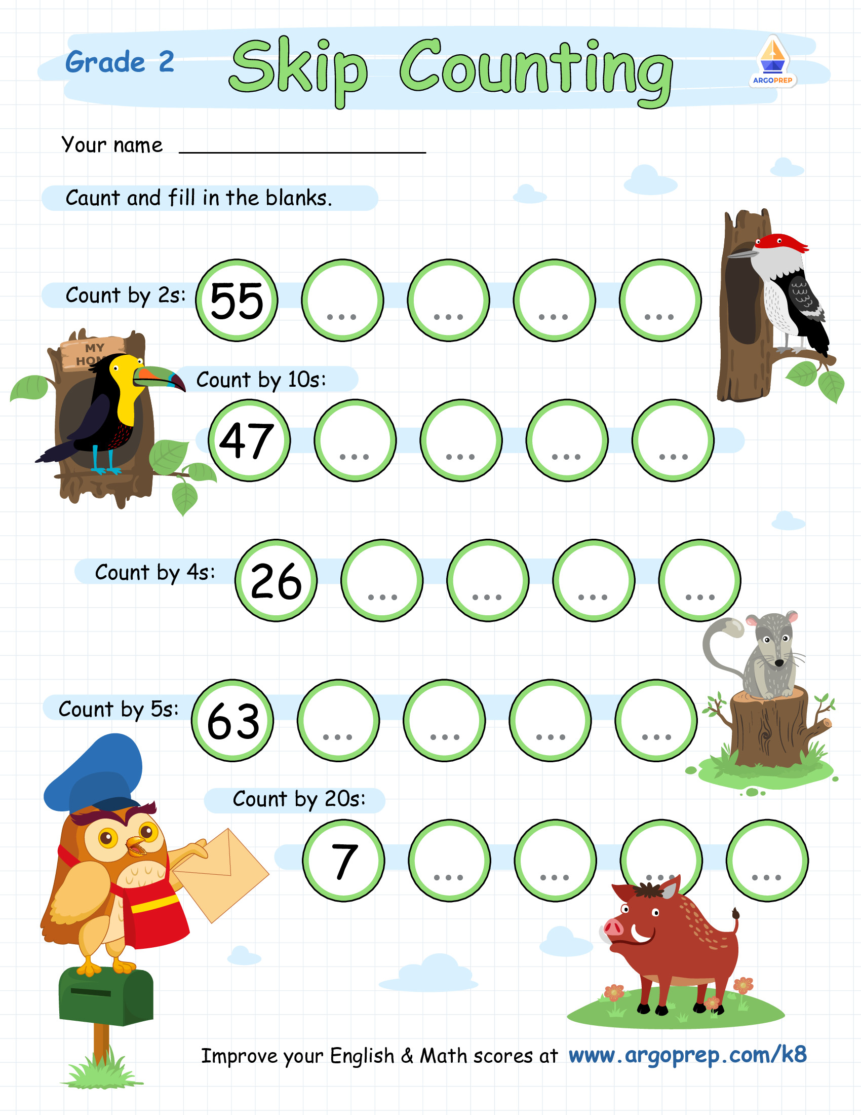 Skip Counting Worksheets For Kindergarten Pdf Skip Co Vrogue co