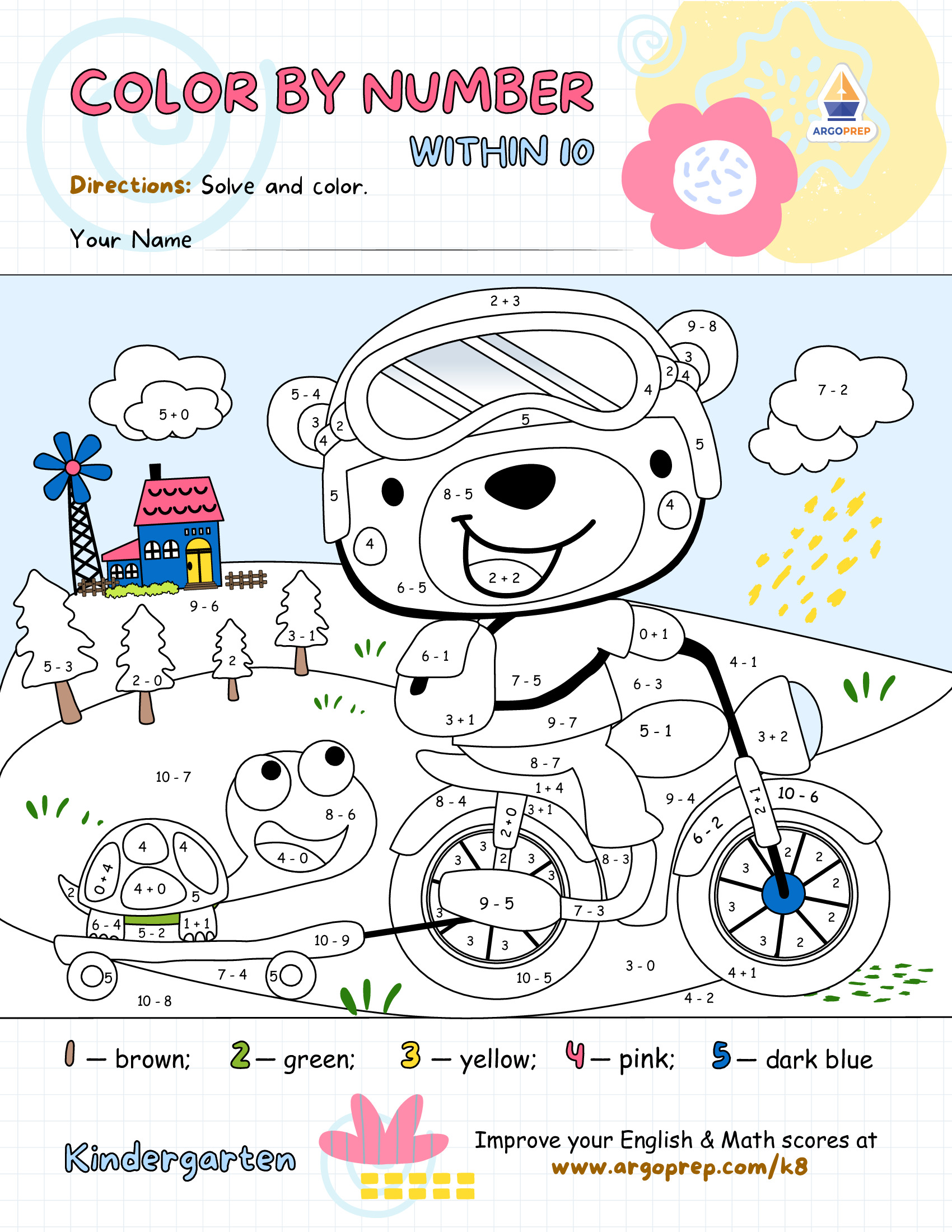 Number Hunt and Color - ArgoPrep