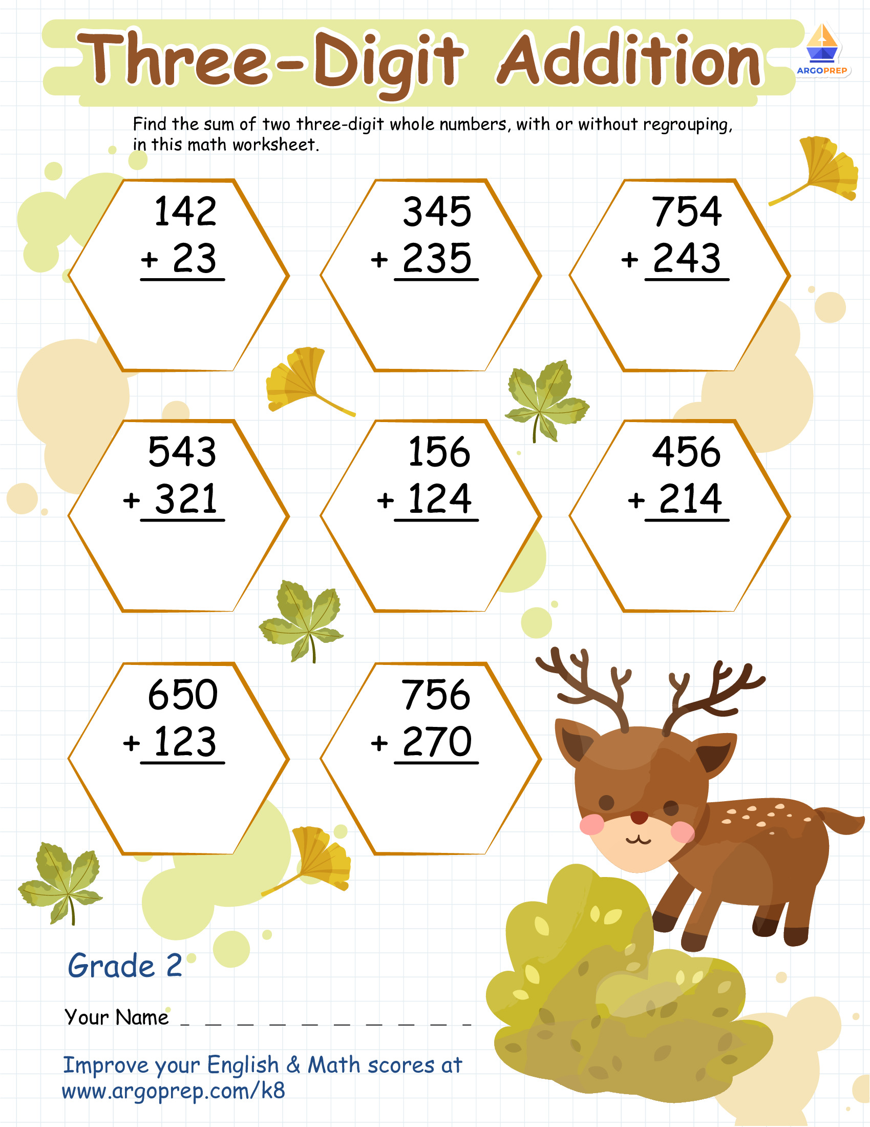 Adding & Multiplying Shapes with Lincoln Lion - ArgoPrep