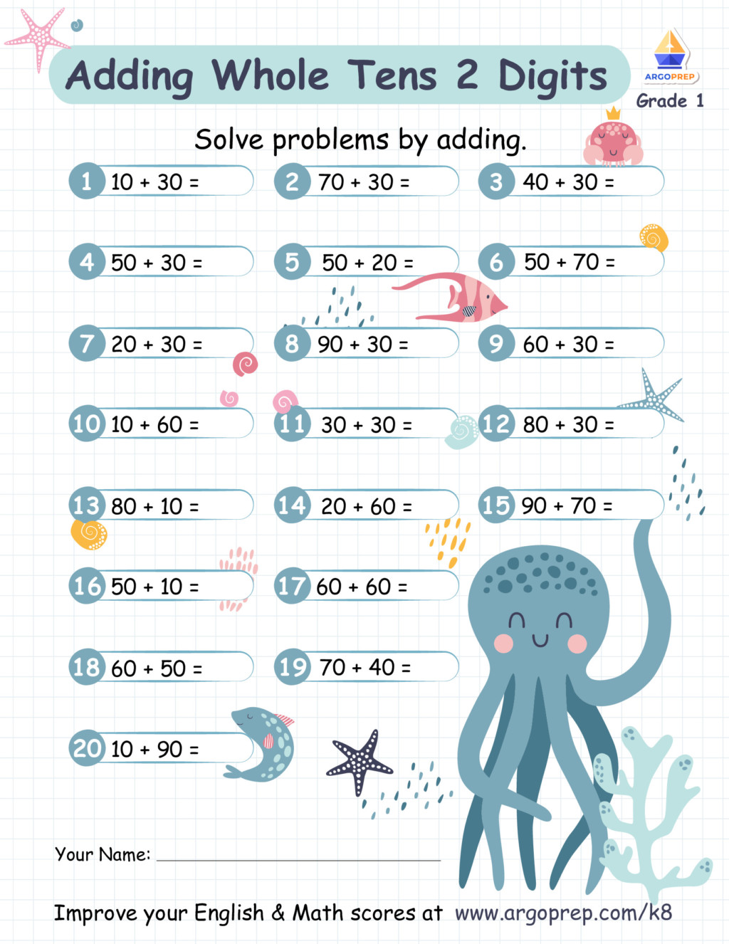 1st Grade Math: Online Practice Test Benefits - ArgoPrep