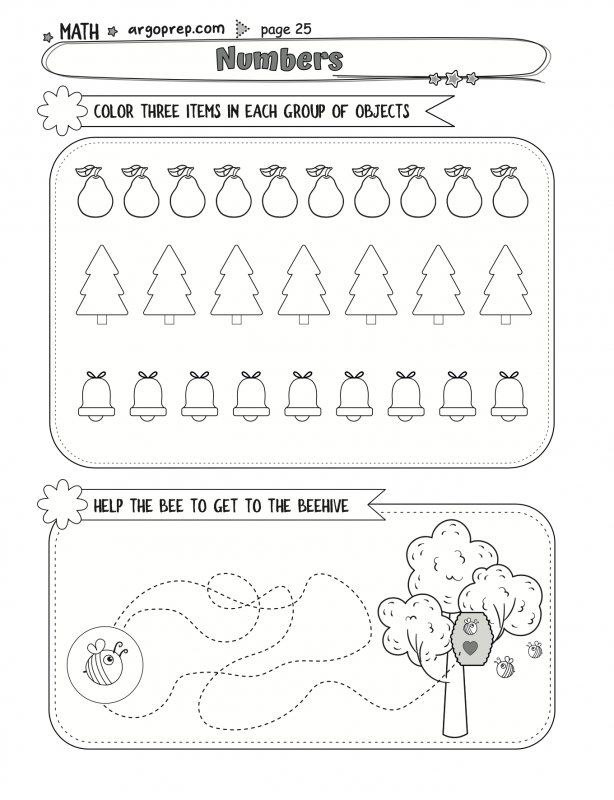 Preschool Math Workbook for Toddlers Ages 2-4: Numbers • Counting ...