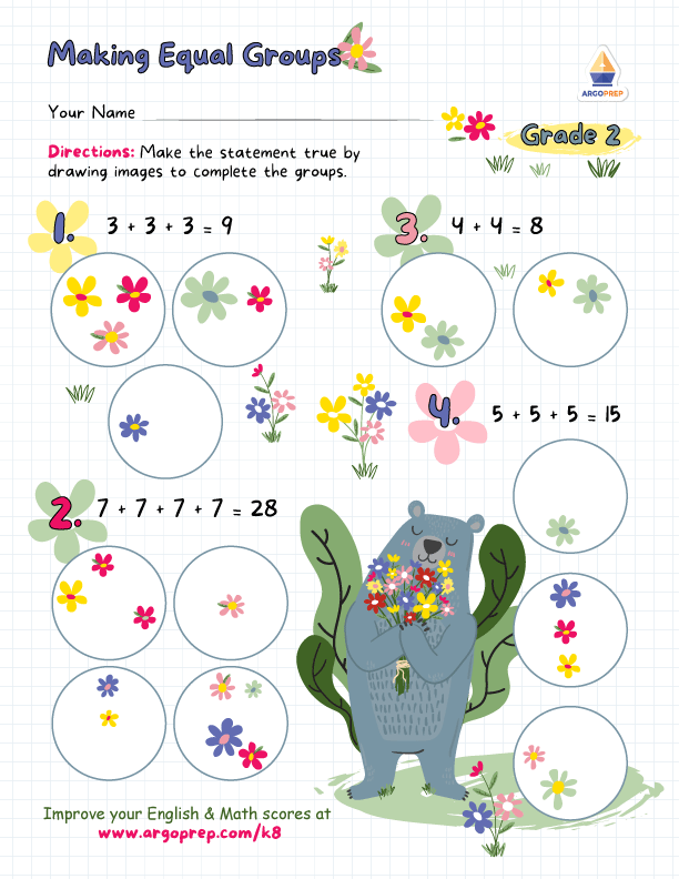 Using Equal Groups to write a Repeated Addition Equations_1 - ArgoPrep