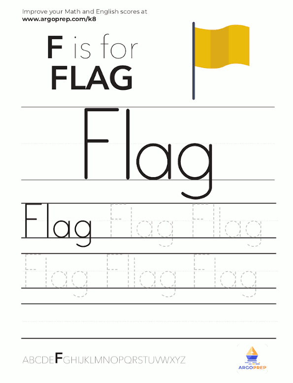 Trace the word “Flag” - ArgoPrep