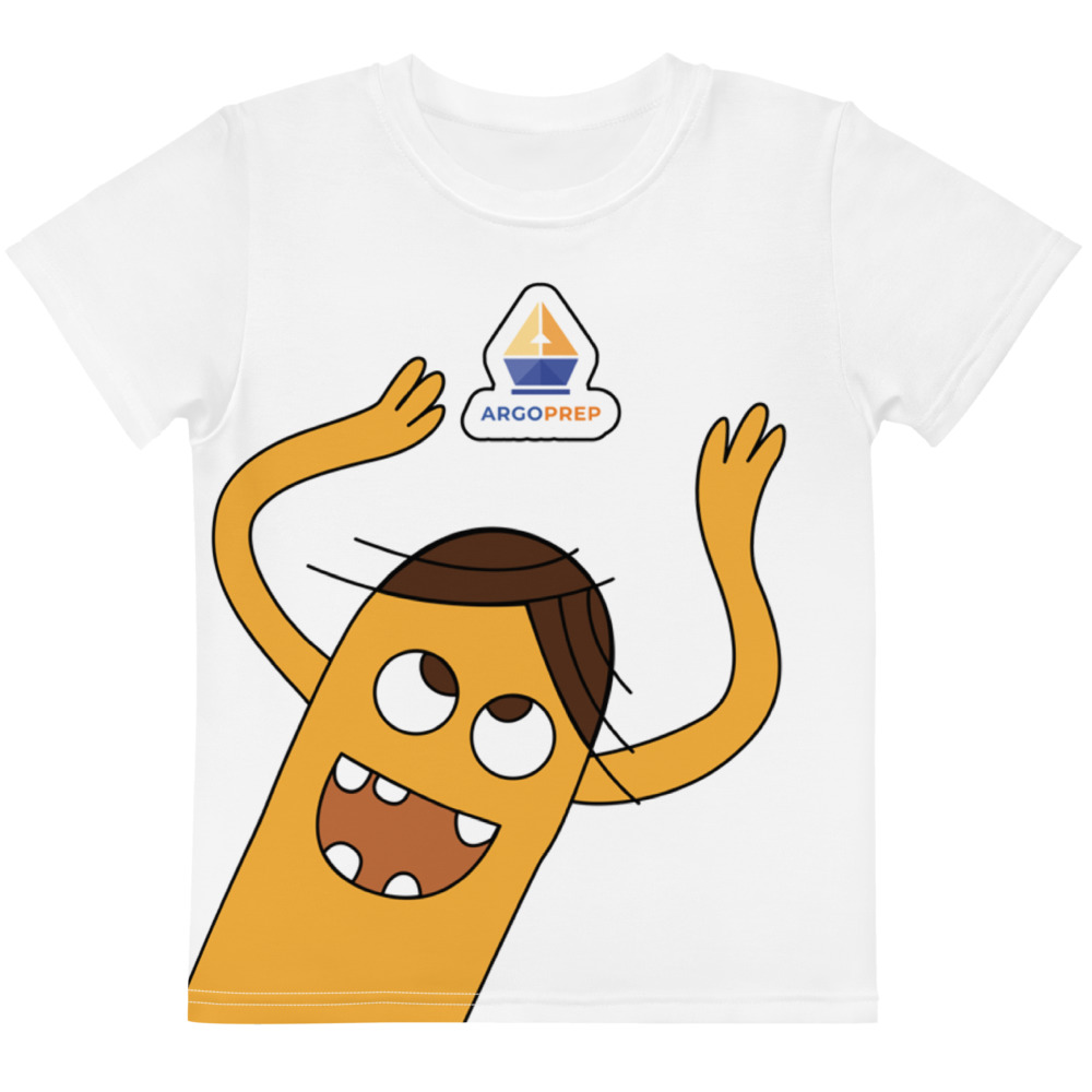 Funny Alien Kids Crew Neck T-Shirt - ArgoPrep