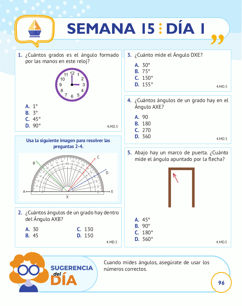 4th Grade Common Core Math: Spanish Edition - ArgoPrep