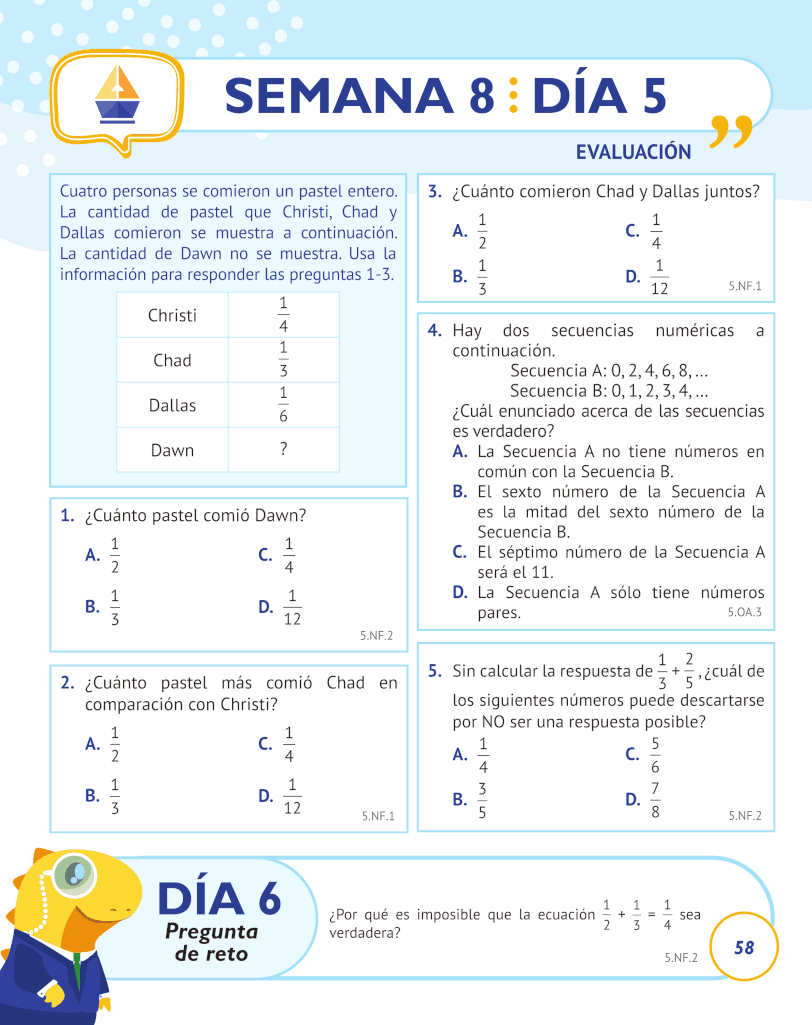 5th Grade Common Core Math: Spanish Edition - ArgoPrep