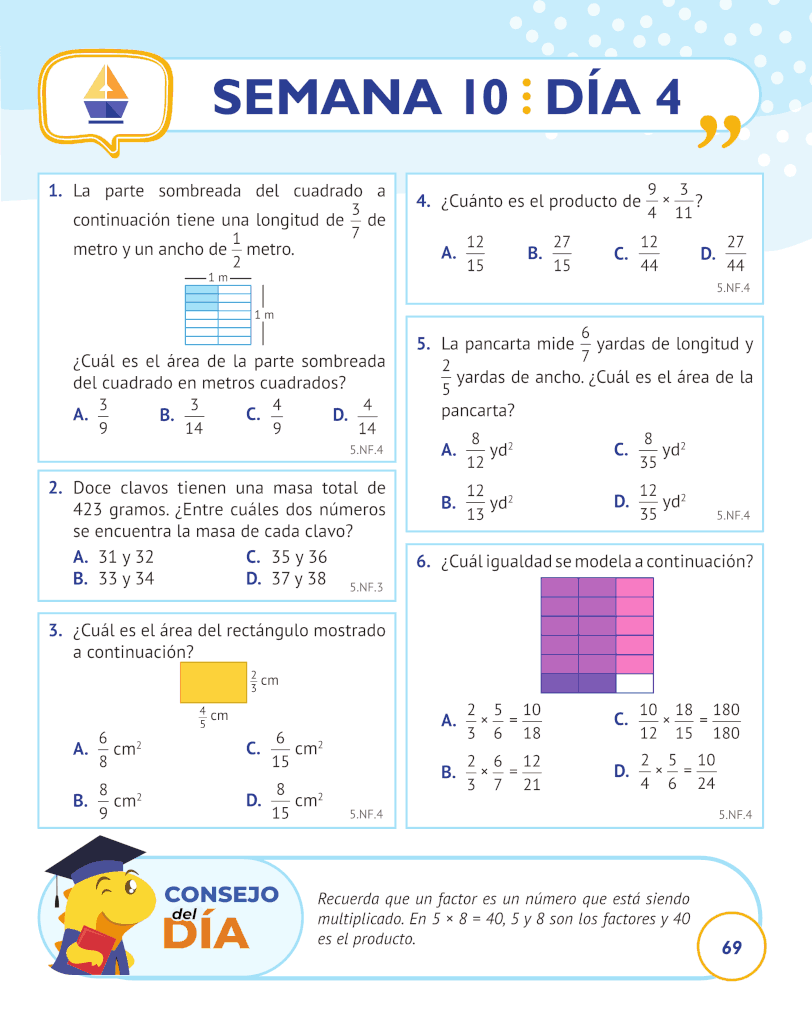 5th Grade Common Core Math: Spanish Edition - ArgoPrep