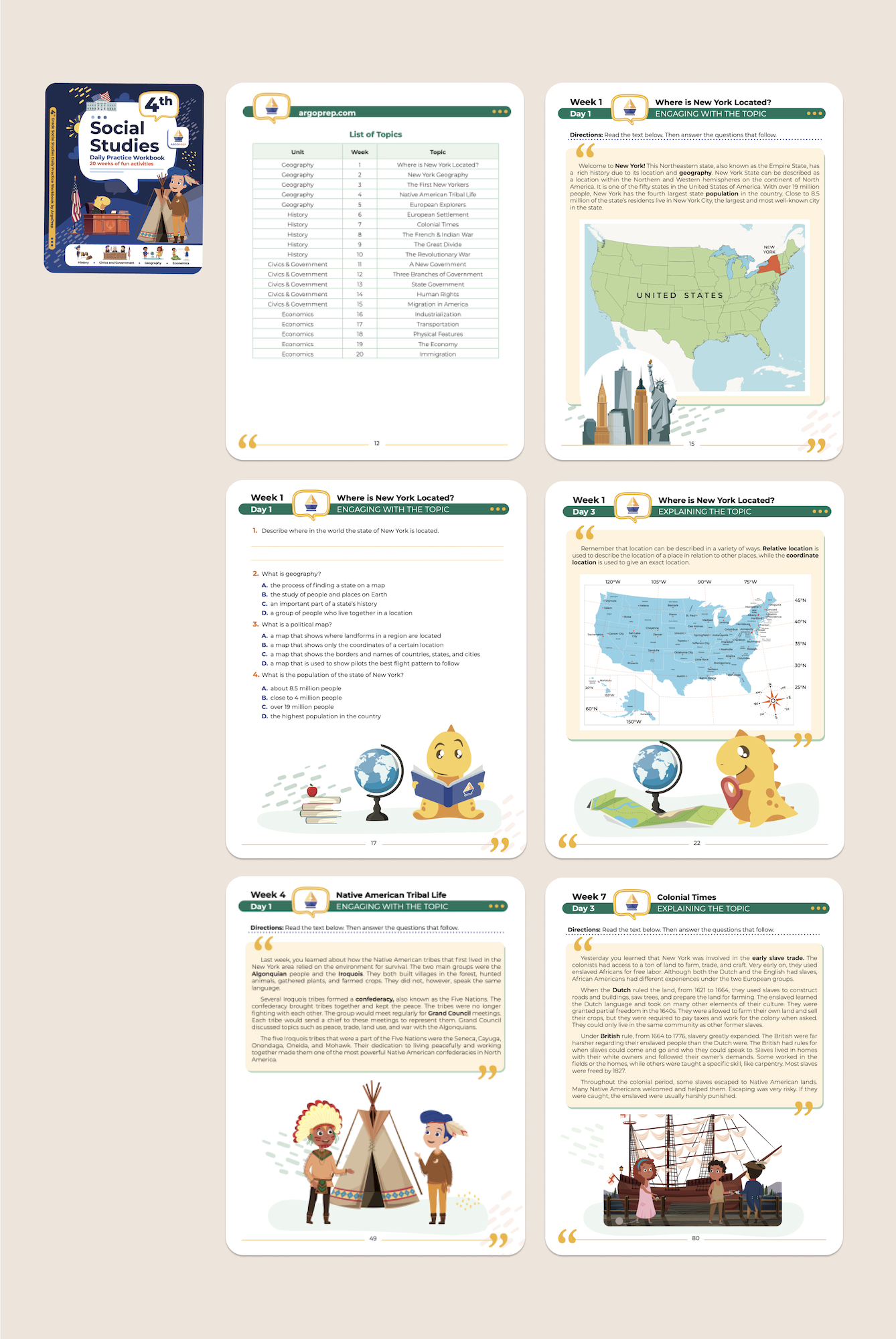 4th Grade Ultimate Bundle (8 Workbooks) - ArgoPrep