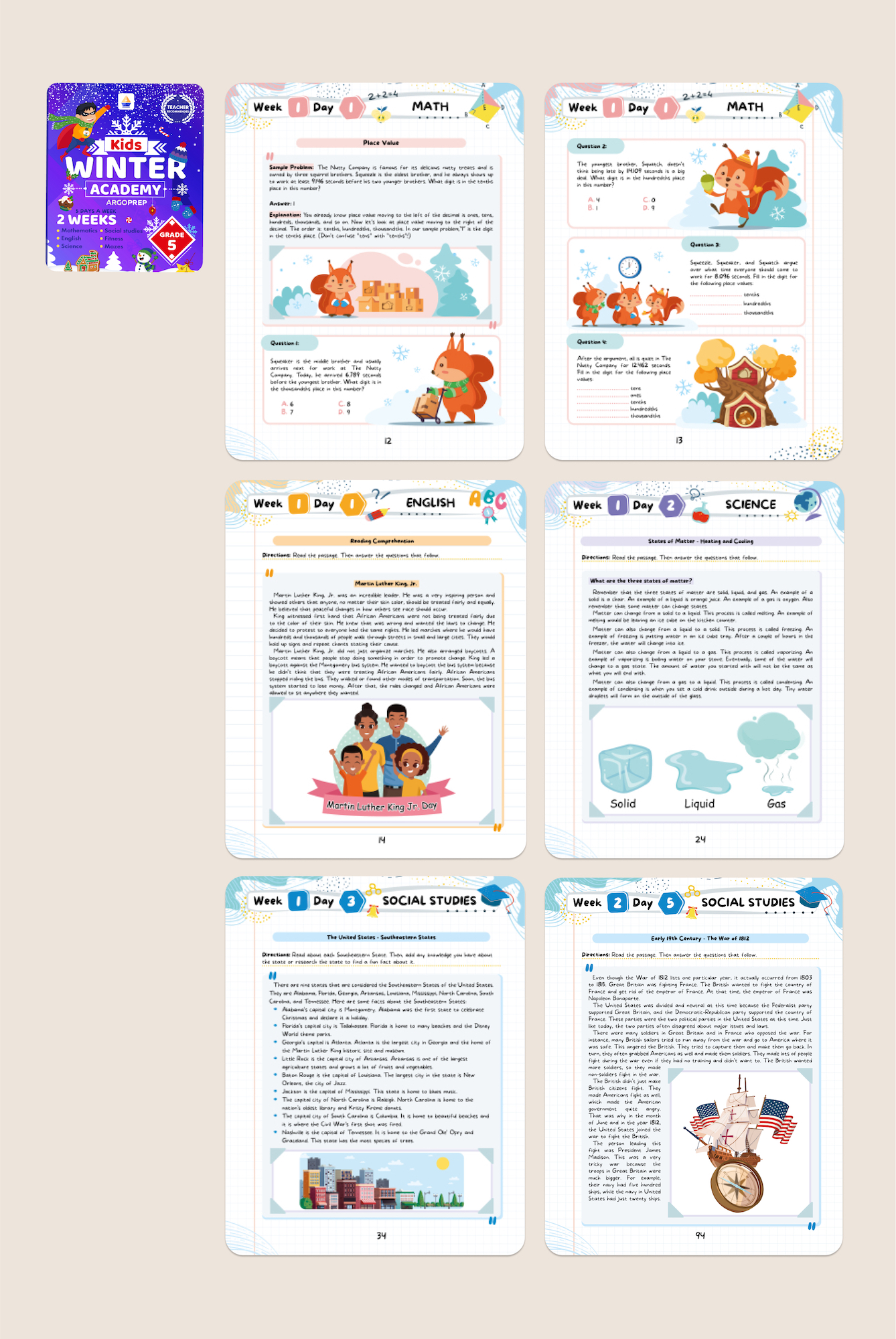 5th Grade Ultimate Bundle (8 Workbooks) - ArgoPrep