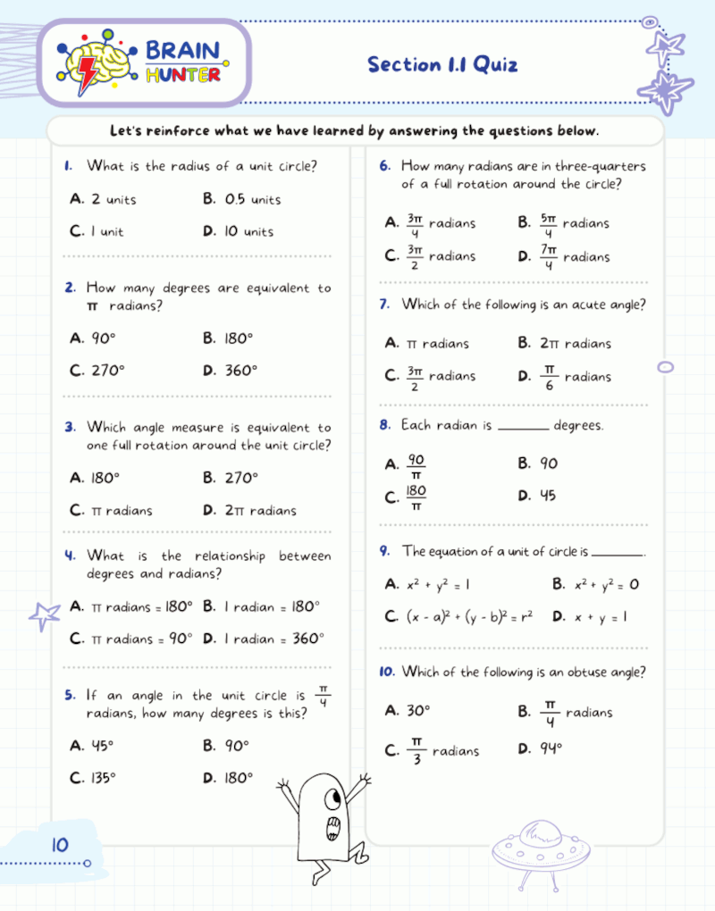 High School Trigonometry Practice Workbook - ArgoPrep